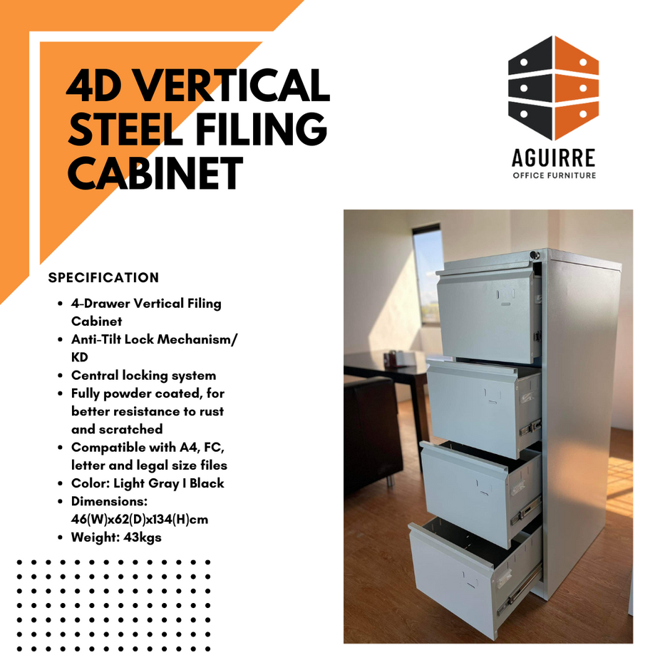 Aguirre Office Furniture Steel Filing Cabinet